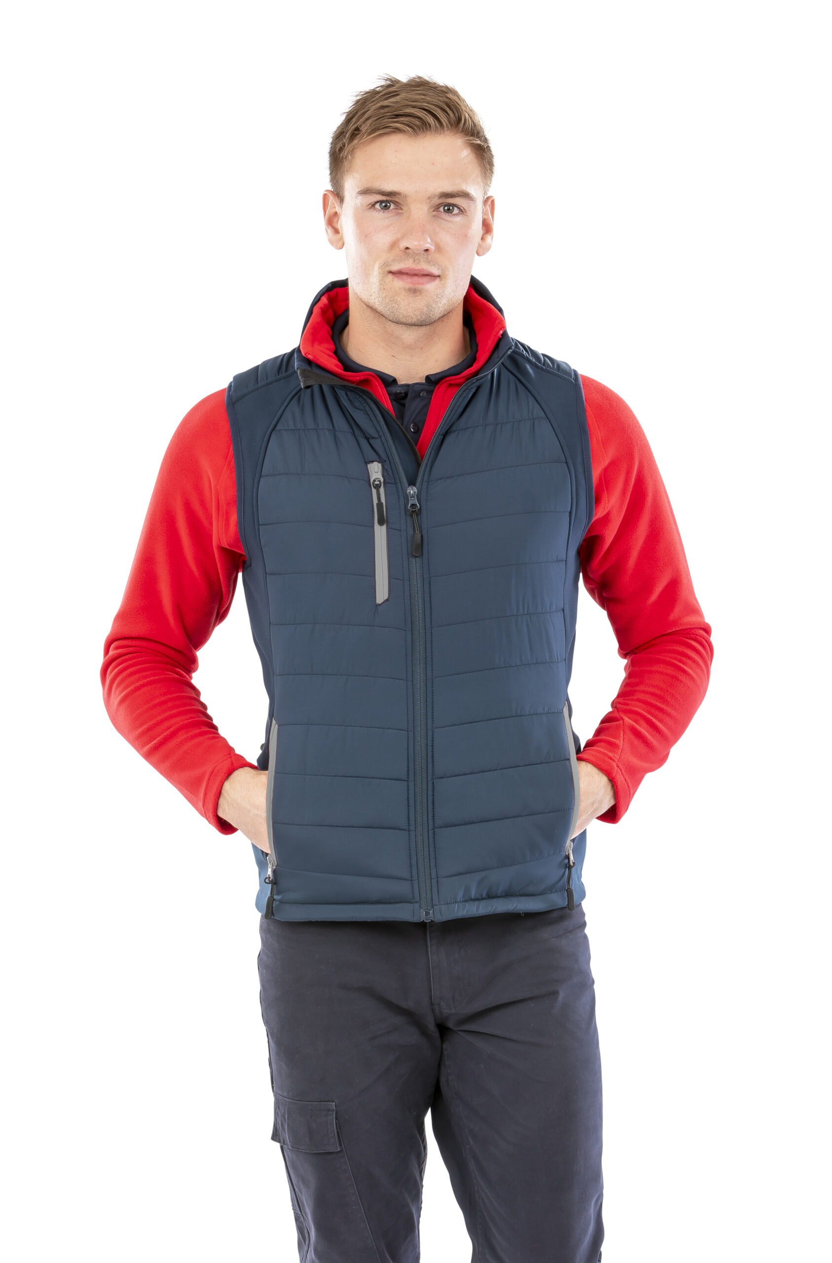 Compass Padded Softshell Gilets - KBT