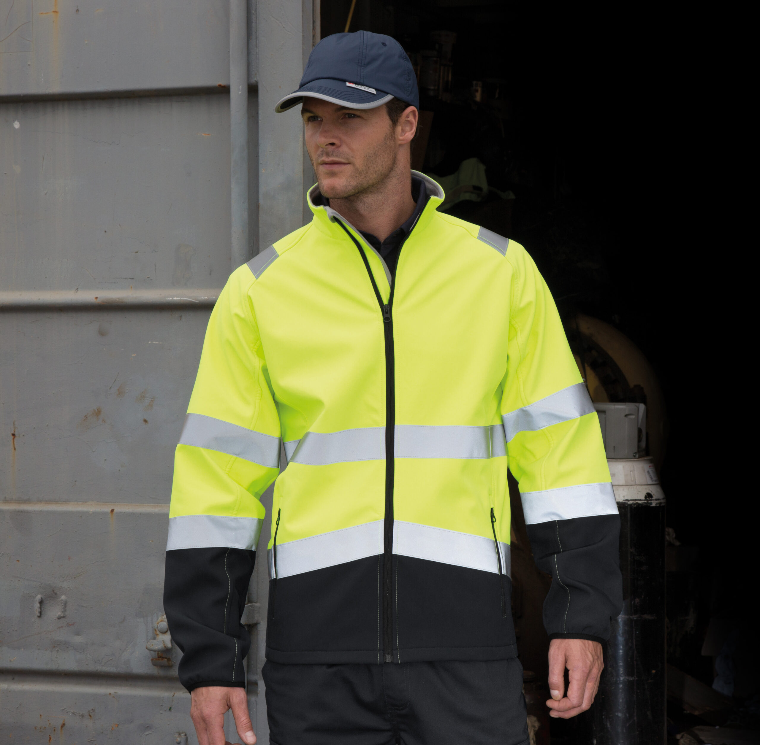 Printable Safety Softshell Jacket - KBT